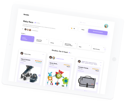 Benable - Shareable lists of things you recommend