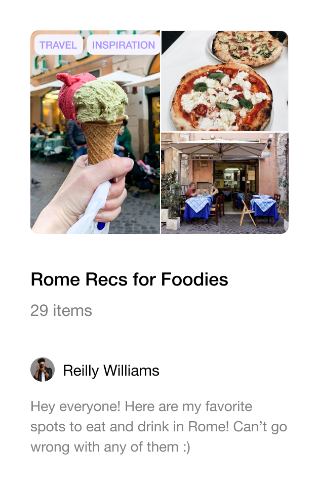 Benable - Shareable lists of things you recommend