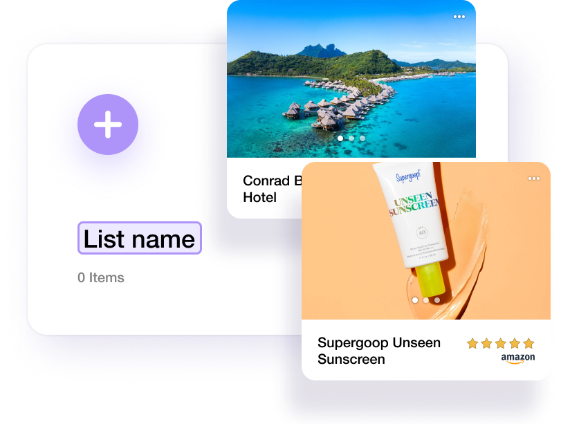 Benable - Shareable lists of things you recommend